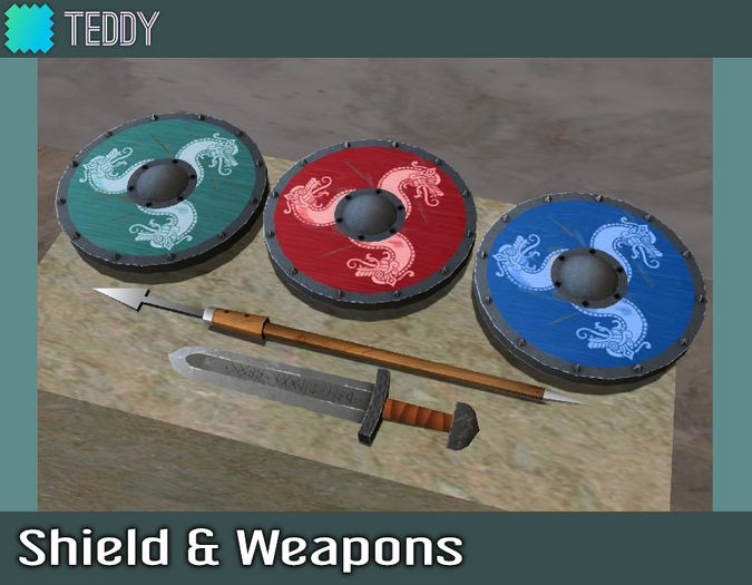 Second Life Marketplace - Shield & Weapons